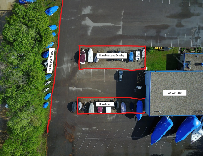 Jet Ski, Dinghy and Runabout Trailer Storage Locations
