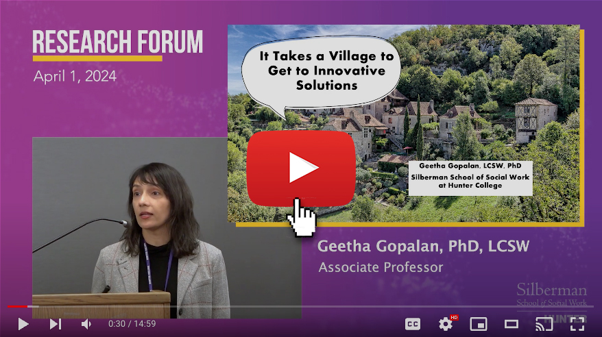 Research News - Silberman School of Social Work