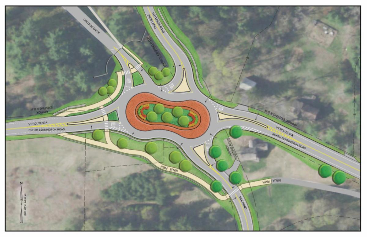 Bennington Roundabout Project - Bennington STP 1000(23) - Winter Newsletter