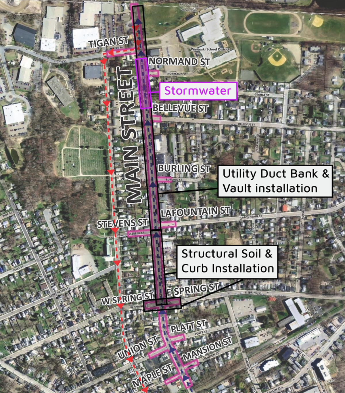 Winooski Main Street Revitalization - Construction Update