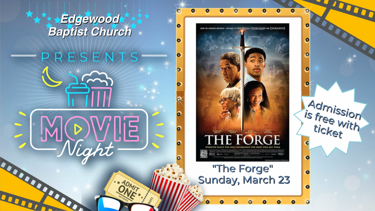 See "The Forge" THIS Sunday!