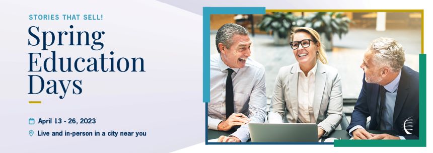 IDC WIN presents Spring Education Days - Save the Date