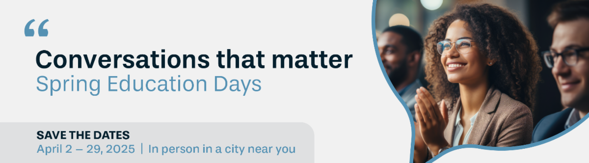 Upcoming National Webinars | Spring Education Days are coming – Save ...