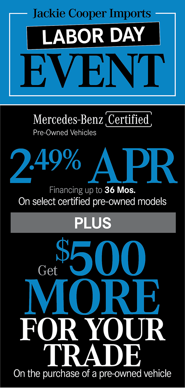 Jackie Cooper Imports Labor Day Event!