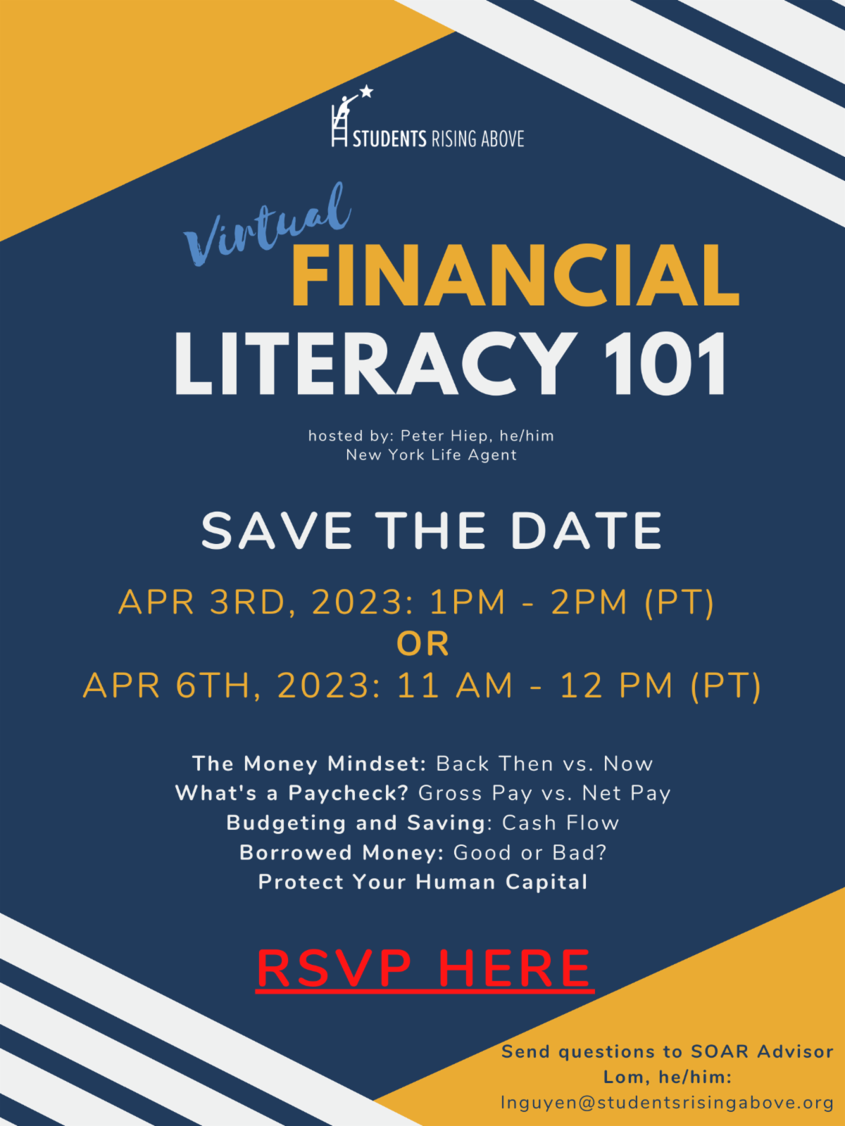 SRA Financial Literacy Workshop Series