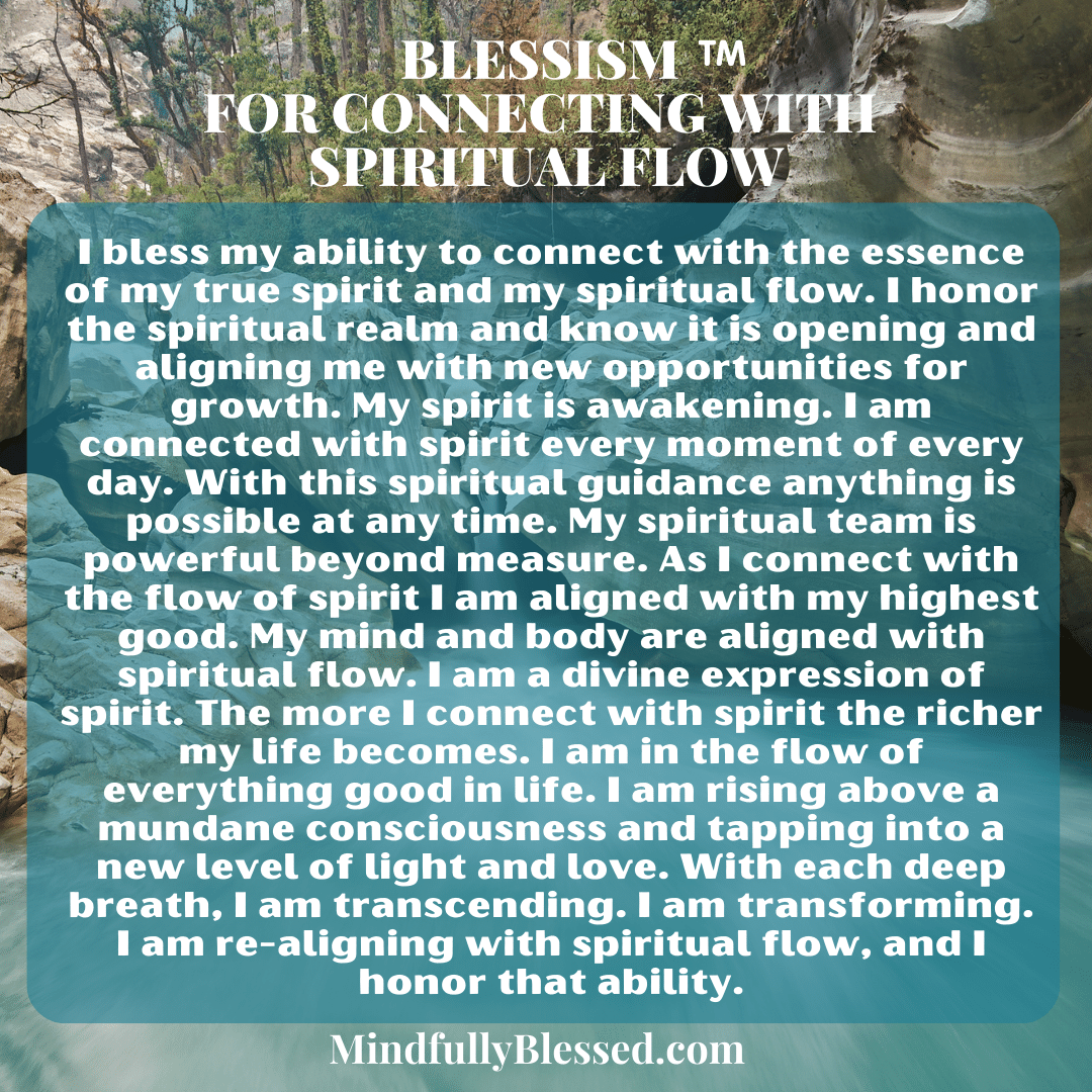 Blessism for Connecting with Spiritual Flow