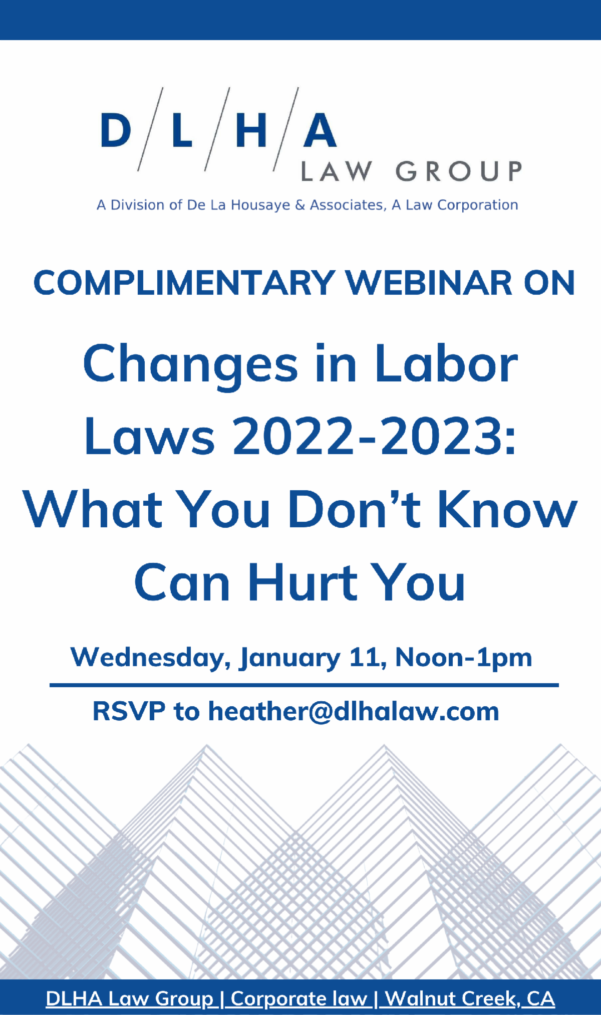 Reminder: Changes in Labor Laws 2022-2023 - Free Webinar