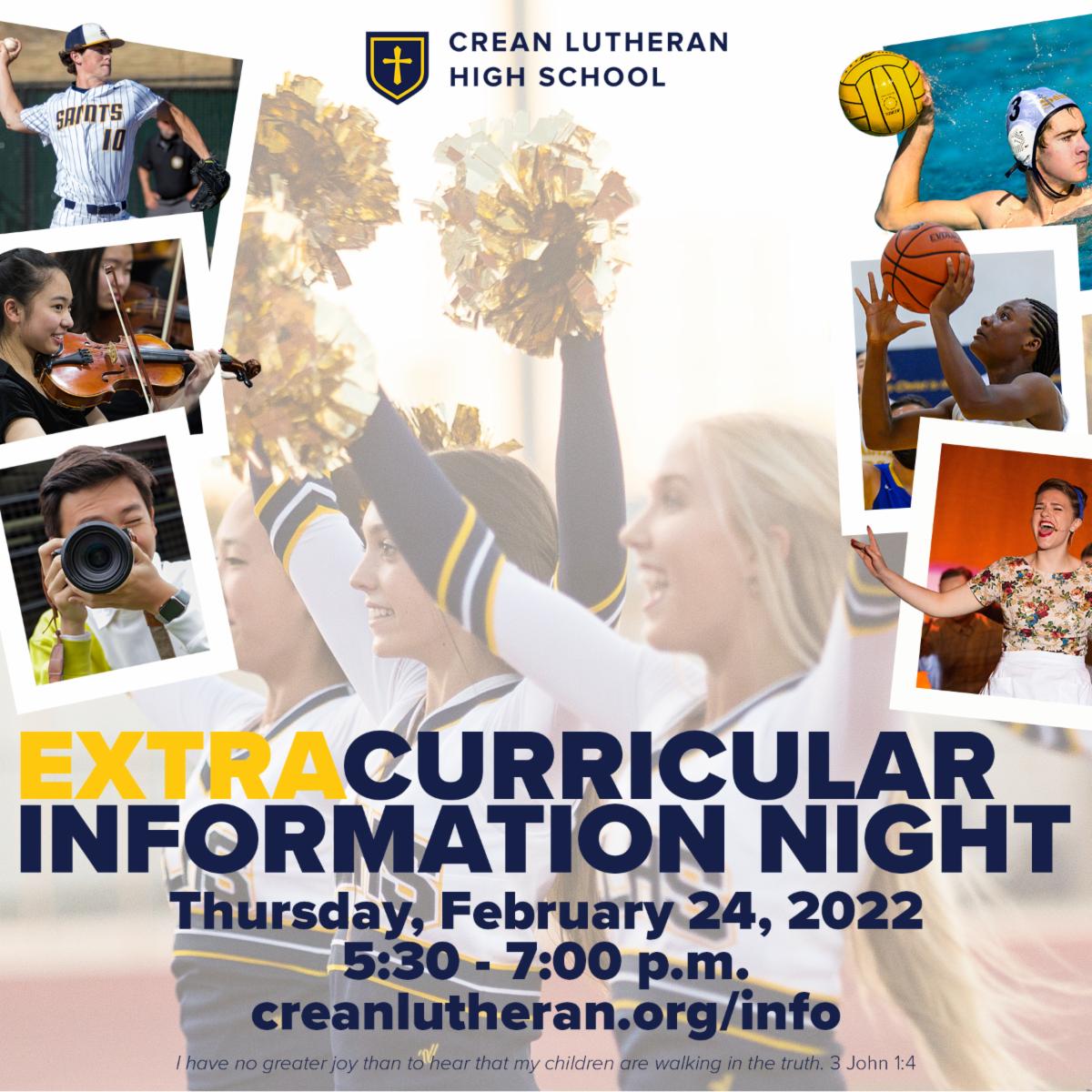 Welcome to the Crean Lutheran Family!