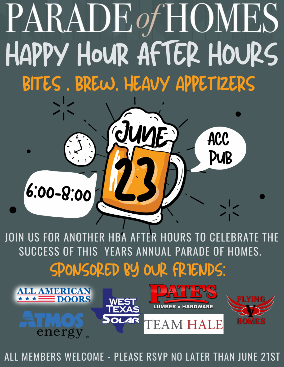 You're Invited: HBA Happy Hour - After Hours