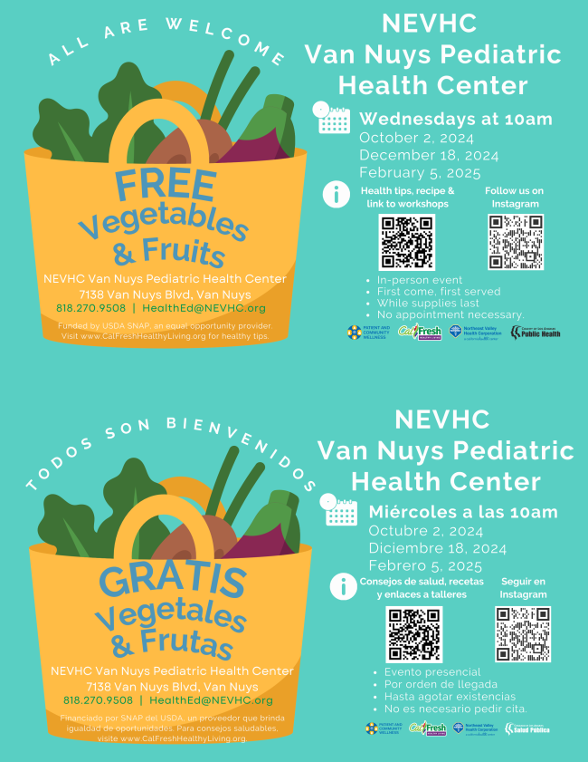 Northeast Valley Health Corporation - Health Education Calendar