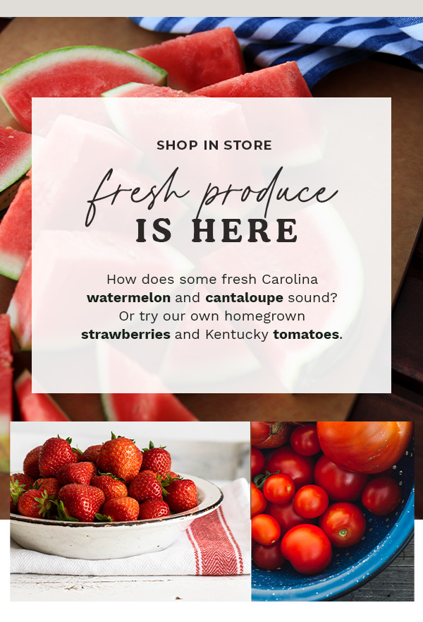 $10 off $50 + Fresh Produce and Food Truck Friday