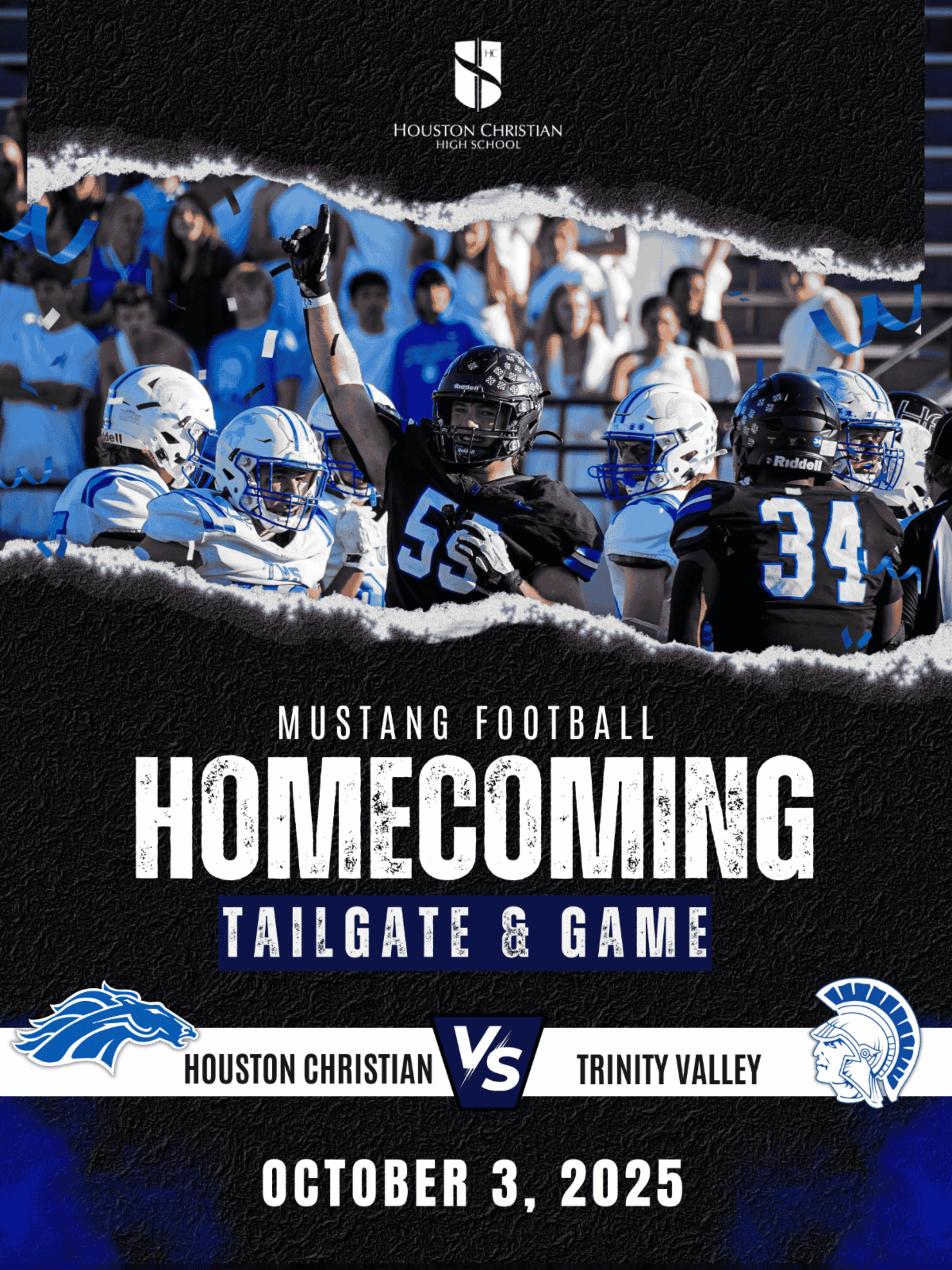 Houston Christian High School Homecoming Tailgate & Game | Oct 3