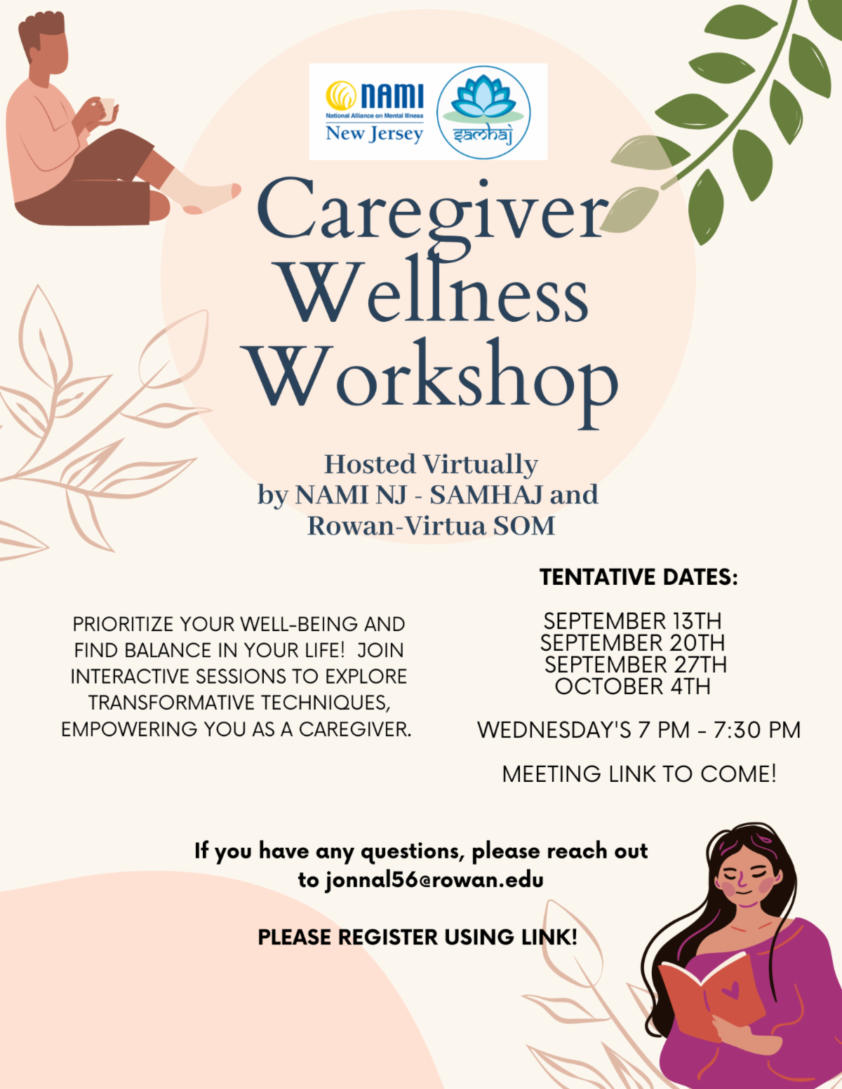 NAMI NJ SAMHAJ & ROWAN VIRTUA SOM - CAREGIVER WELLNESS PROGRAM