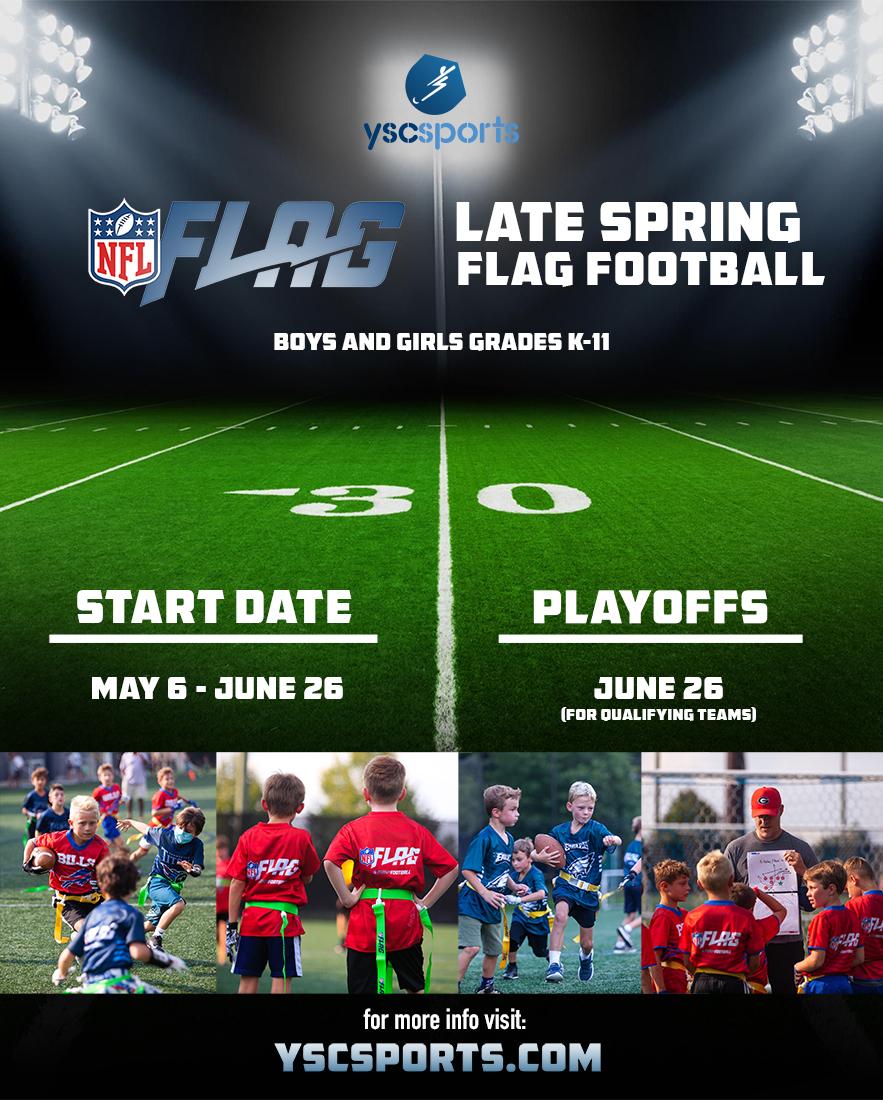 Late Spring '22 Flag Football Registration Now Open!