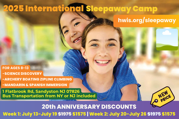 Summer Camp Bonus Offer for HudsonWay's Sleepaway Language Camp