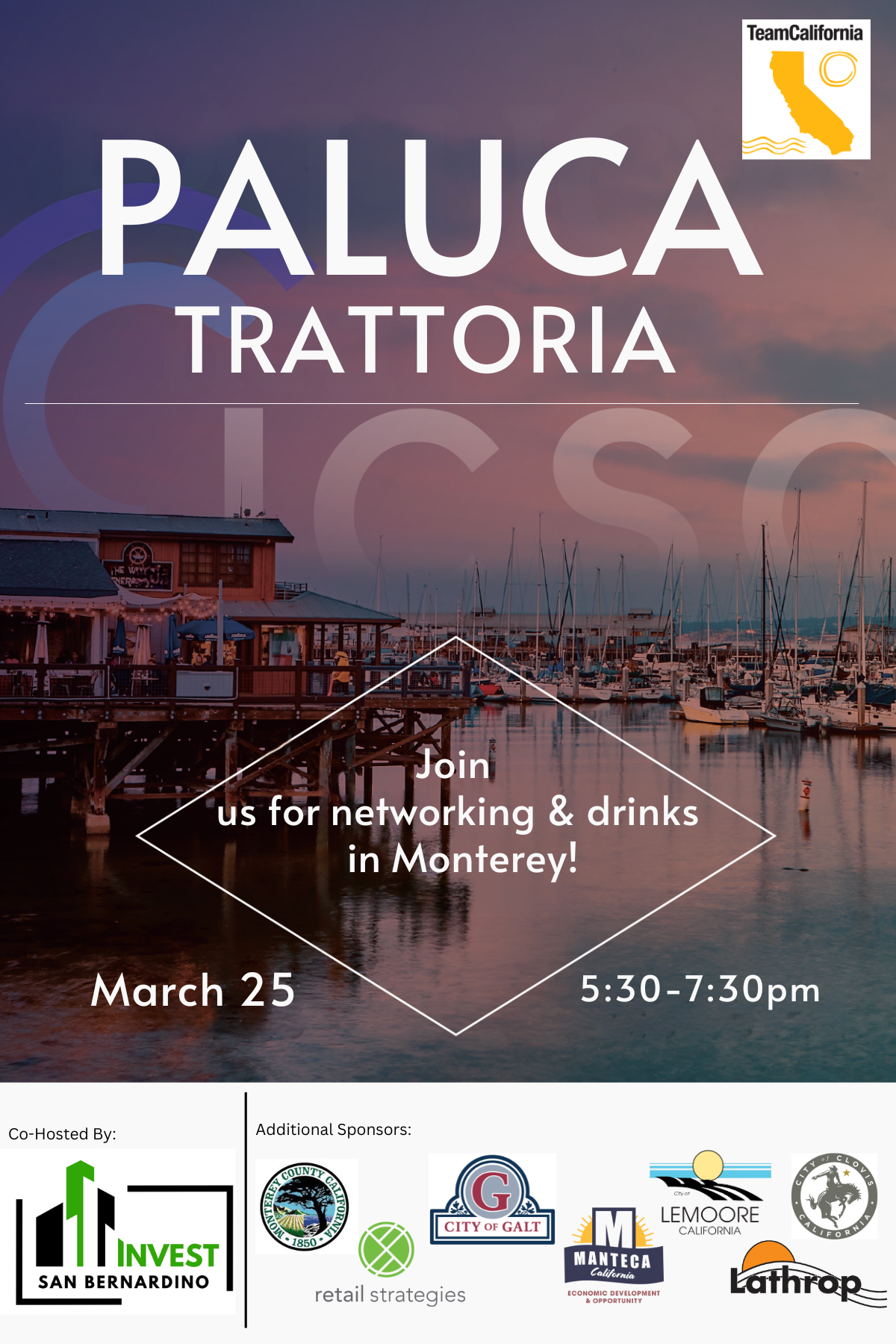 10 + TeamCalifornia Communities. All At One Booth