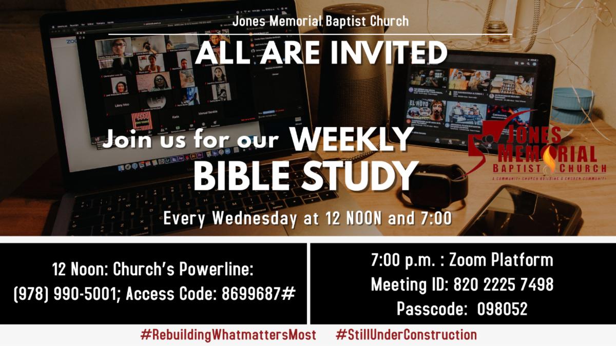 JMBC Weekly Bible Study Hub