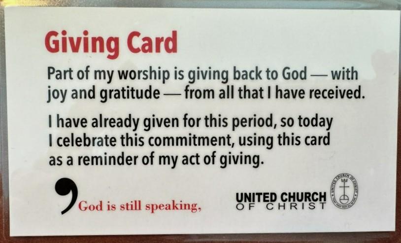 Giving Cards