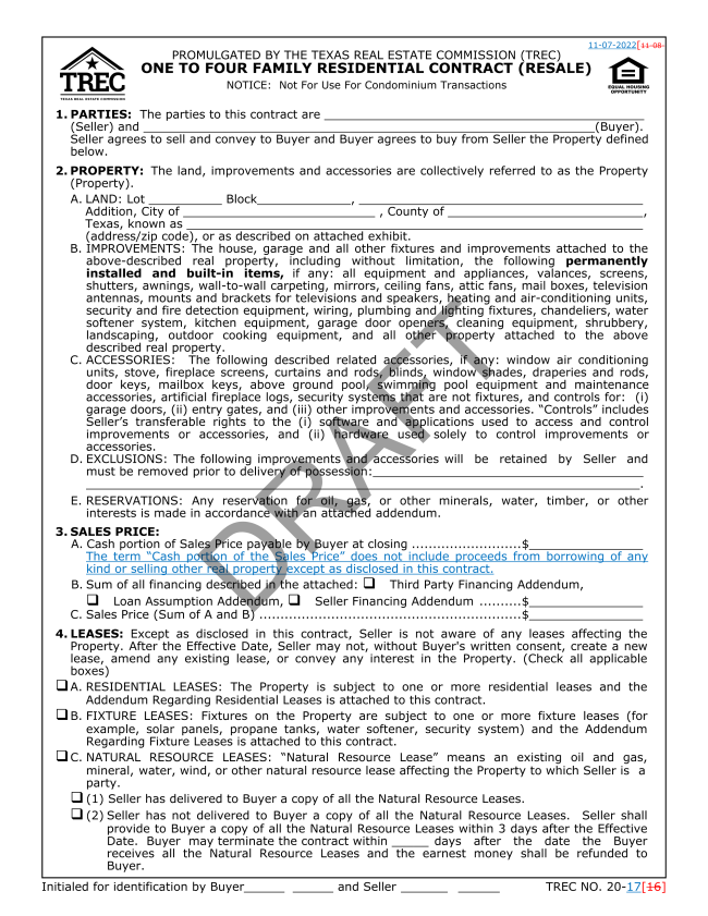 PRG | Broker Compliance Update | Revised TREC Contracts Effective ...