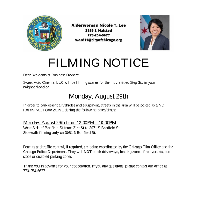 11th Ward Newsletter - August 26, 2022