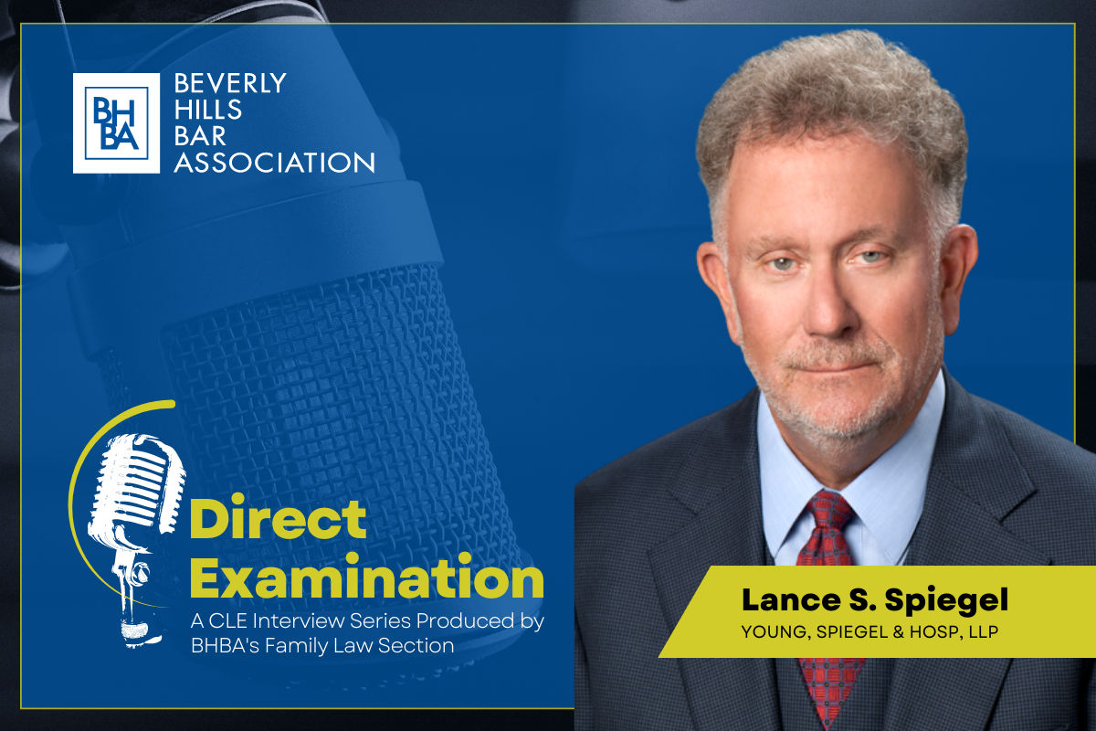 Lance S. Spiegel is next on Direct Examination!
