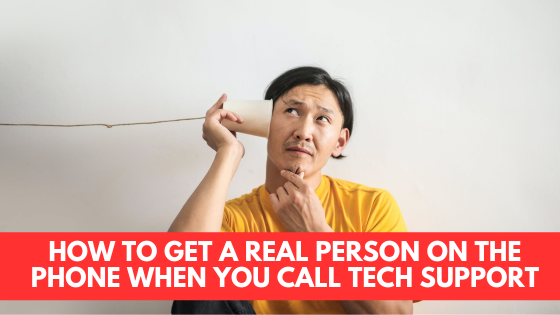 , find out how to get a live person when calling for help