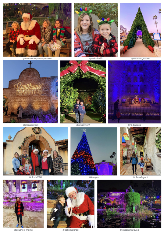 See Highlights from the First Weekend of Capistrano Lights Returns!