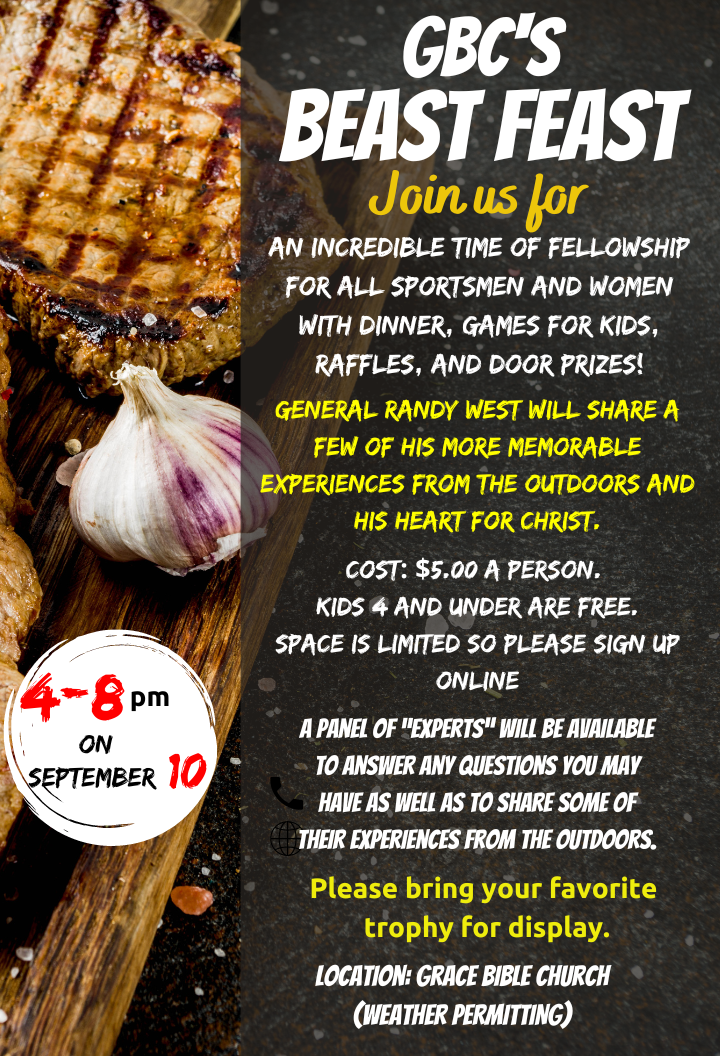 GBC's 2022 BEAST FEAST - September 10, 2022