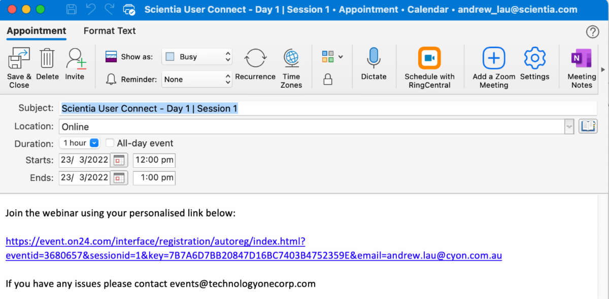 How to join the Scientia User Connect event starting tomorrow!