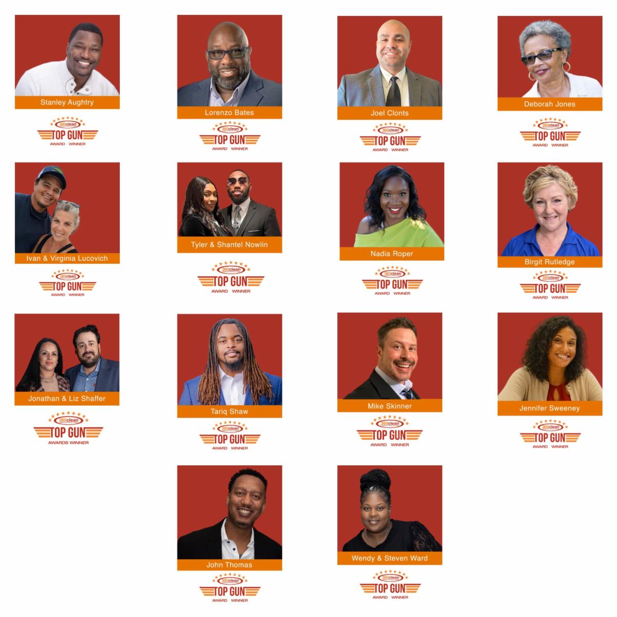 Congrats to our Top Gun Award Winners!