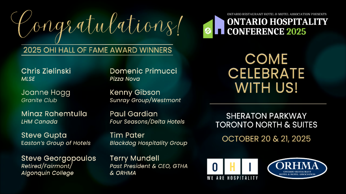 OHI Hall of Fame 2025 Award Winners Announced!