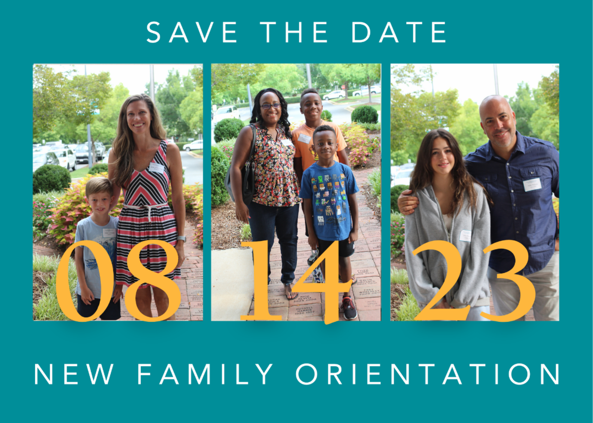 New Family Orientation Save the Date & Brief Reminders
