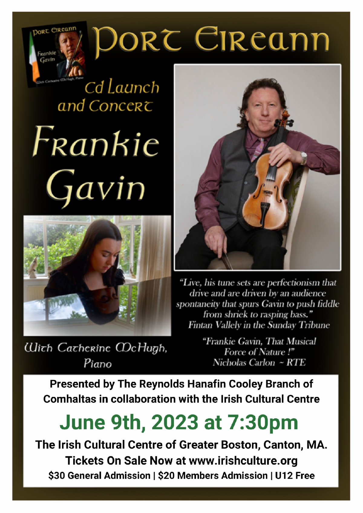 Fiona Weir - Our Boston Rose | Frankie Gavin Comes To Canton | Sounds ...