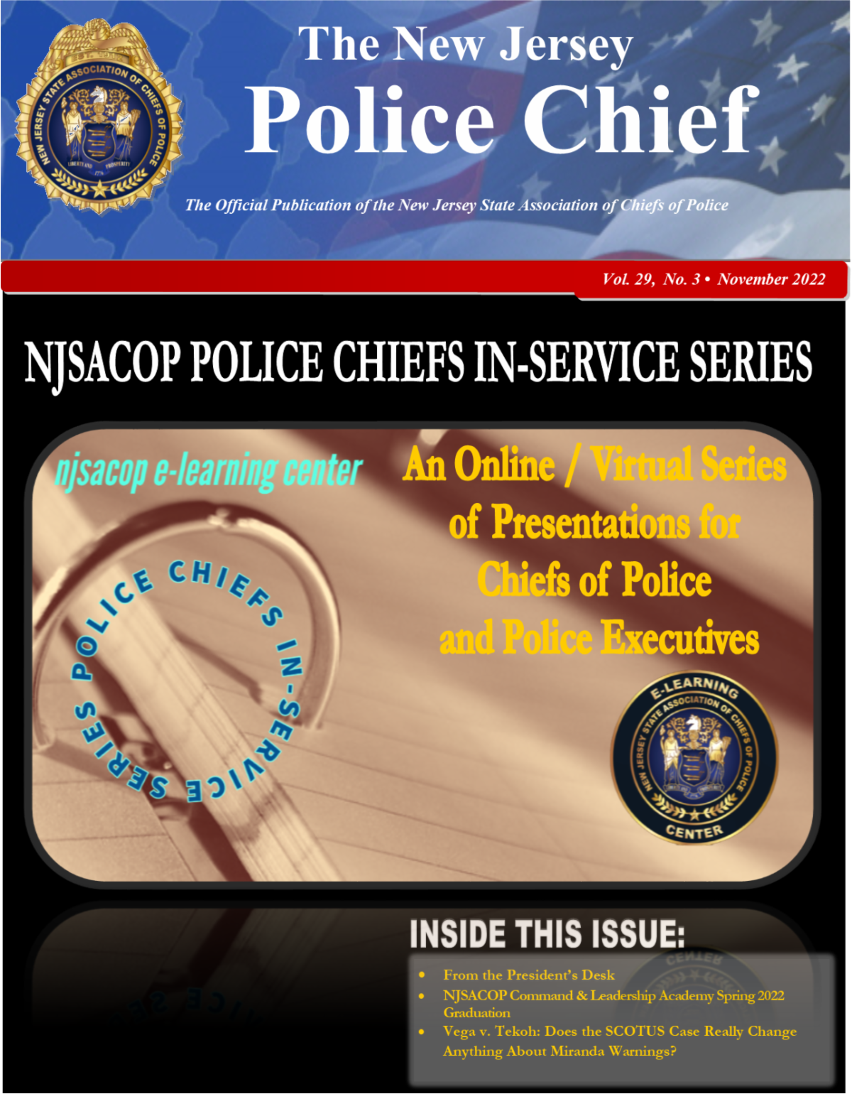 The NJ Police Chief Magazine - November 2022 Edition