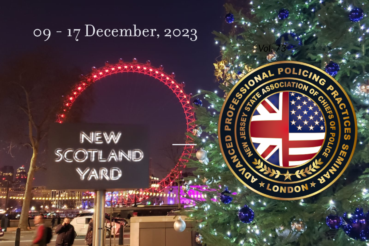 NJSACOP E-Lert: 2023 Advanced Policing Practices Course - London NJSACOP E-Lert: 2023 Advanced Policing Practices Course - London