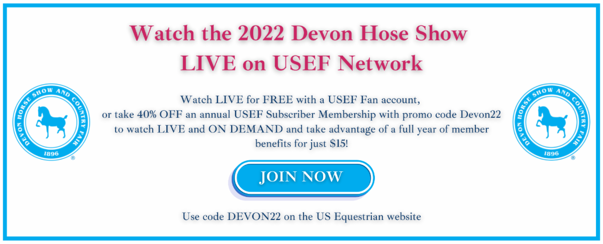 Watch The Devon Horse Show LIVE on USEF Network