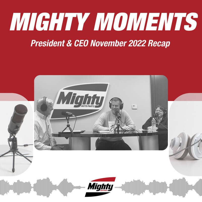 Message from Mighty President & CEO - November Recap