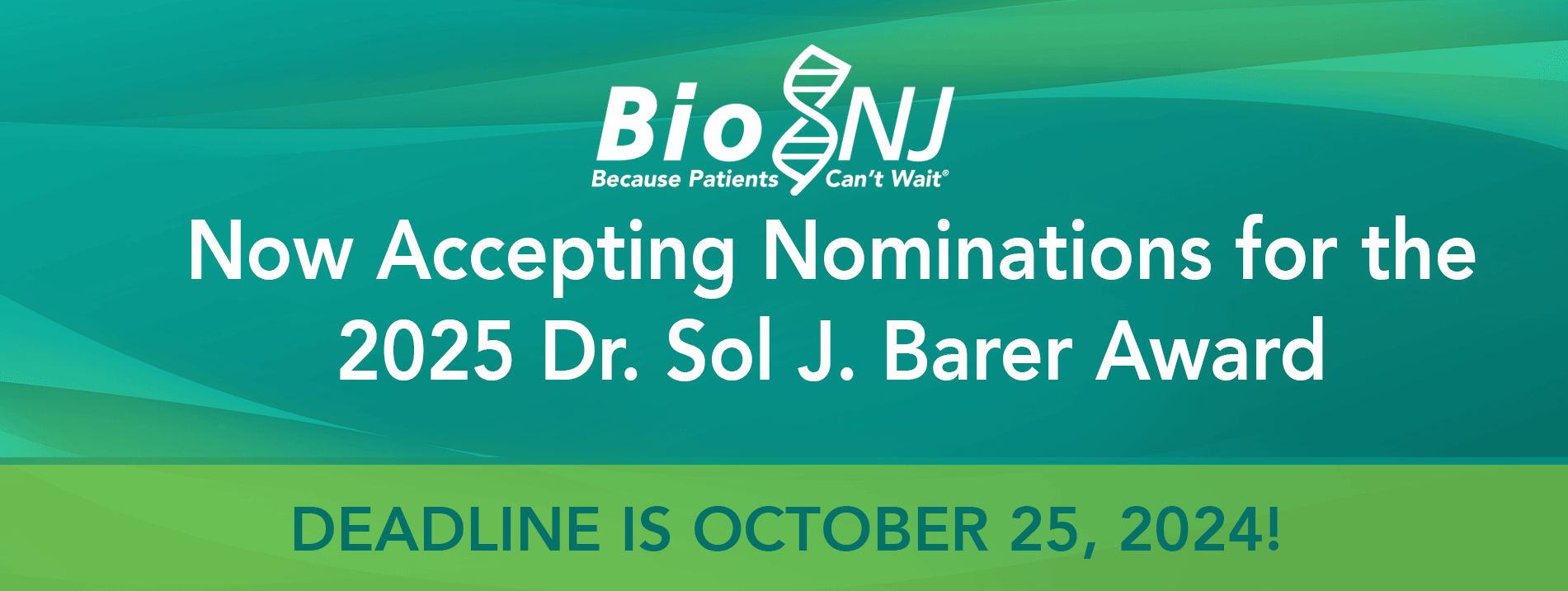 Submit Your Nomination for the 2025 Dr. Sol J. Barer Award