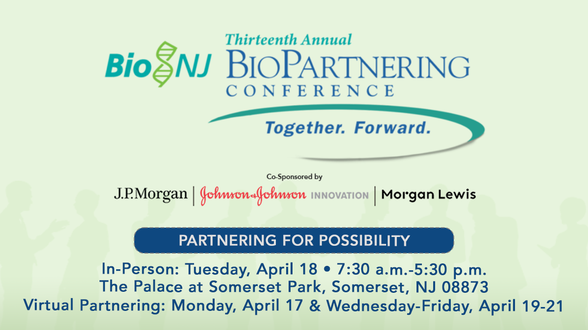Important Deadline Approaching: BioNJ BioPartnering Conference