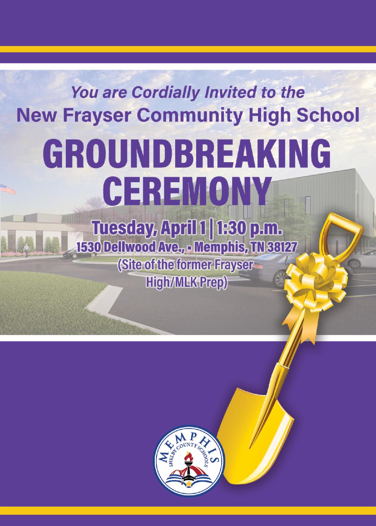 New Frayser Community High School GROUNDBREAKING
