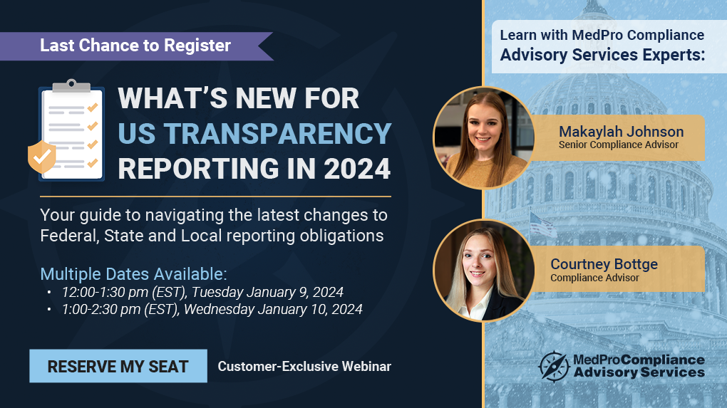 2024 US Transparency Reporting Webinar - Last Chance to Register