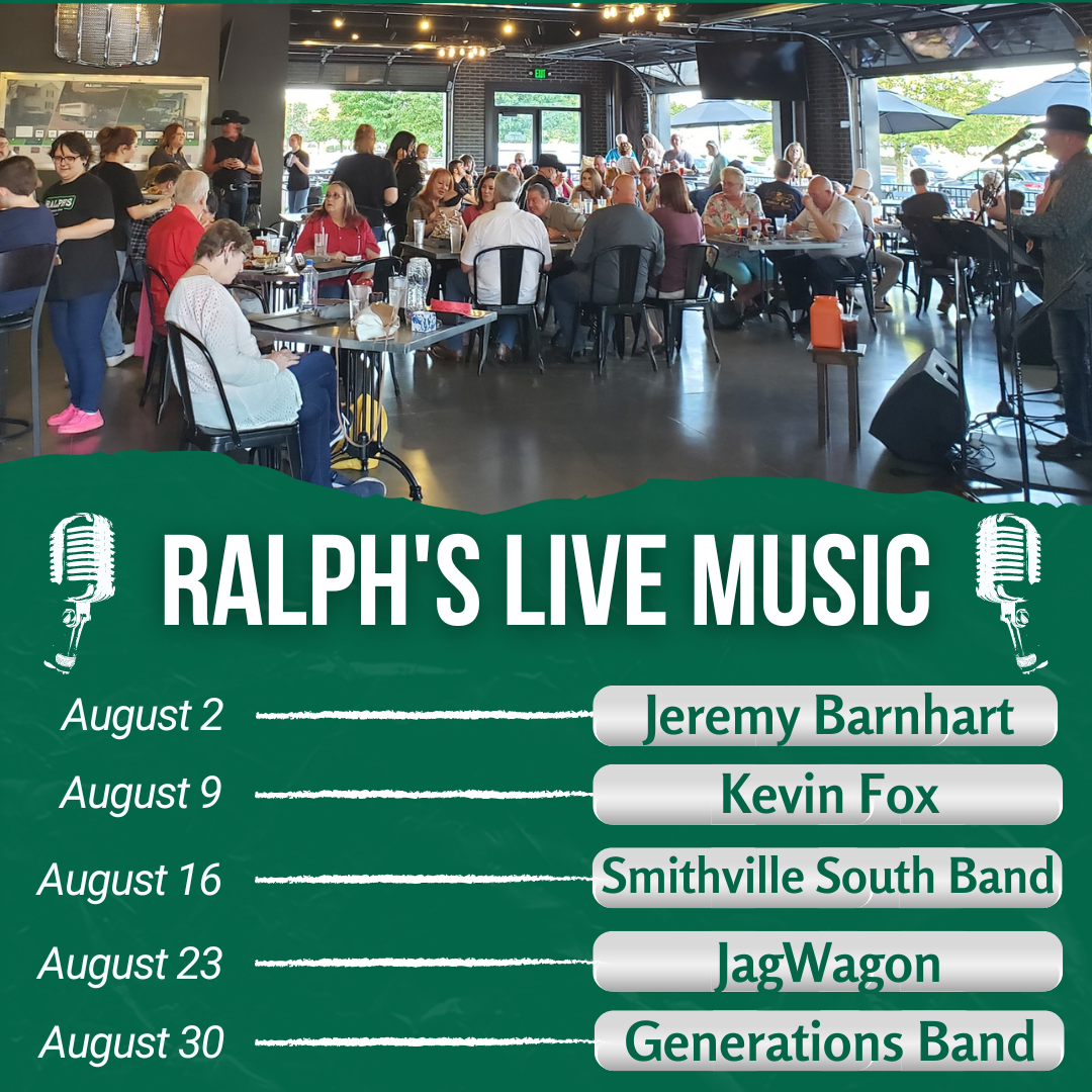 Ralph's American Grill August Events and Specials