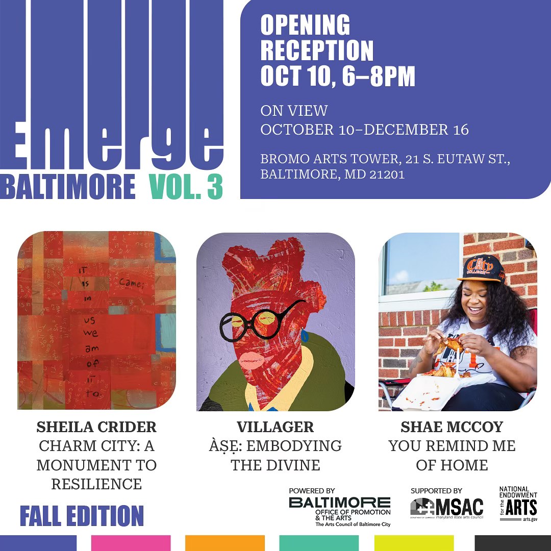 Art Around Town: The Work Continues, Serving Baltimore Artists