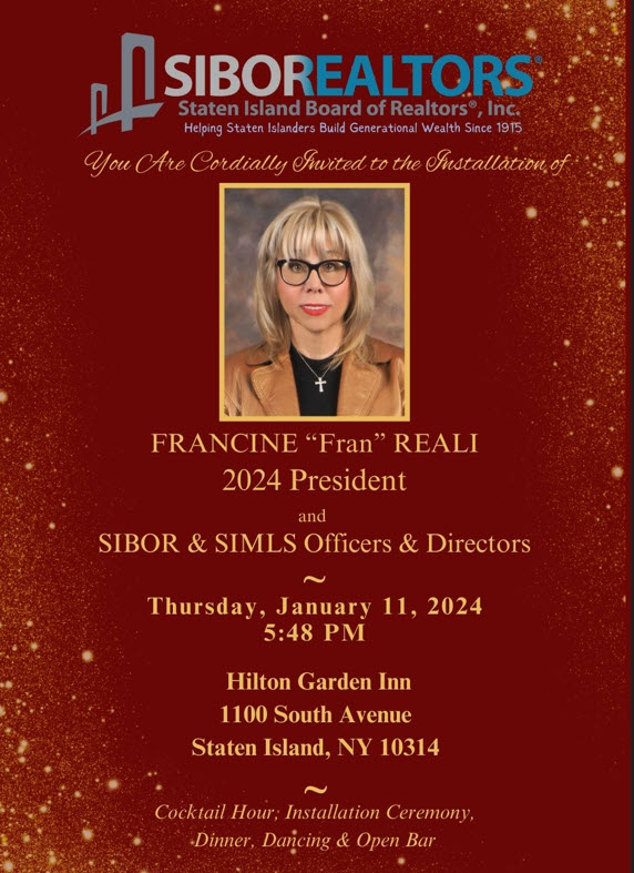 Register Today for the Installation of SIBOR & SIMLS Officers and Directors
