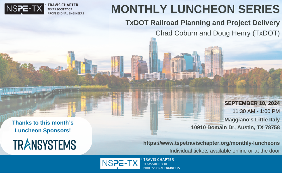 TSPE Travis Chapter September 2024 Luncheon