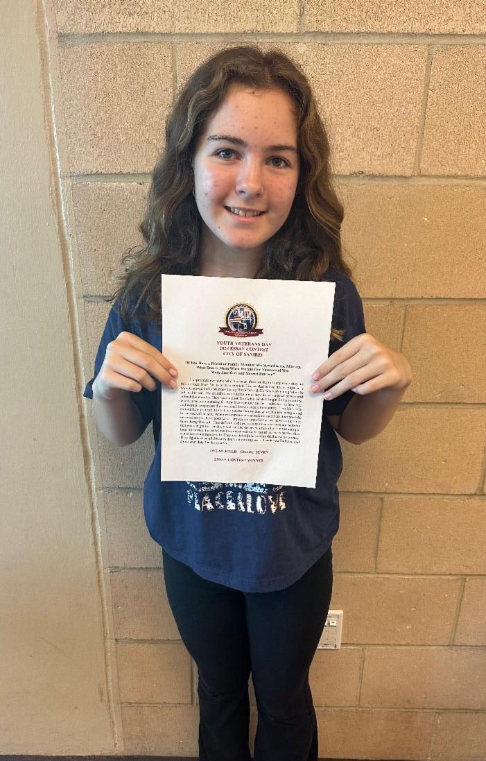 Veterans Day Essay Contest Winners