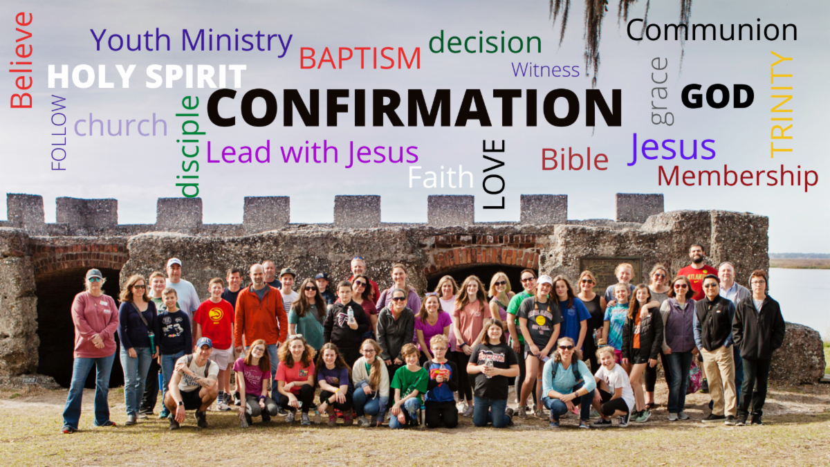 Sunday, October 18th is Confirmation Sunday!