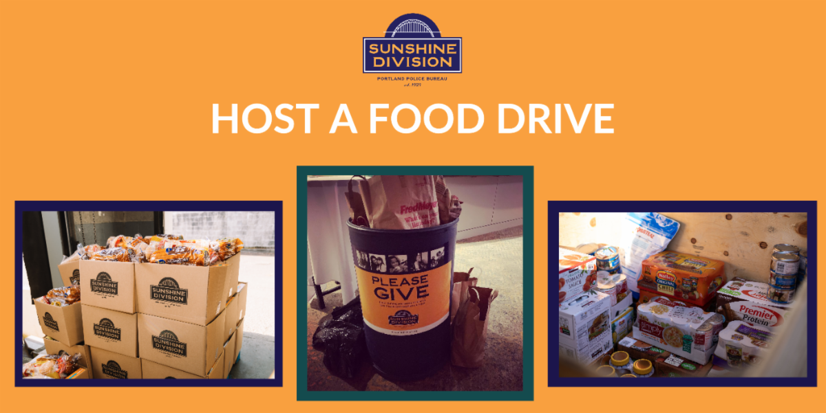 Our traditional food drives are back and we need your help...