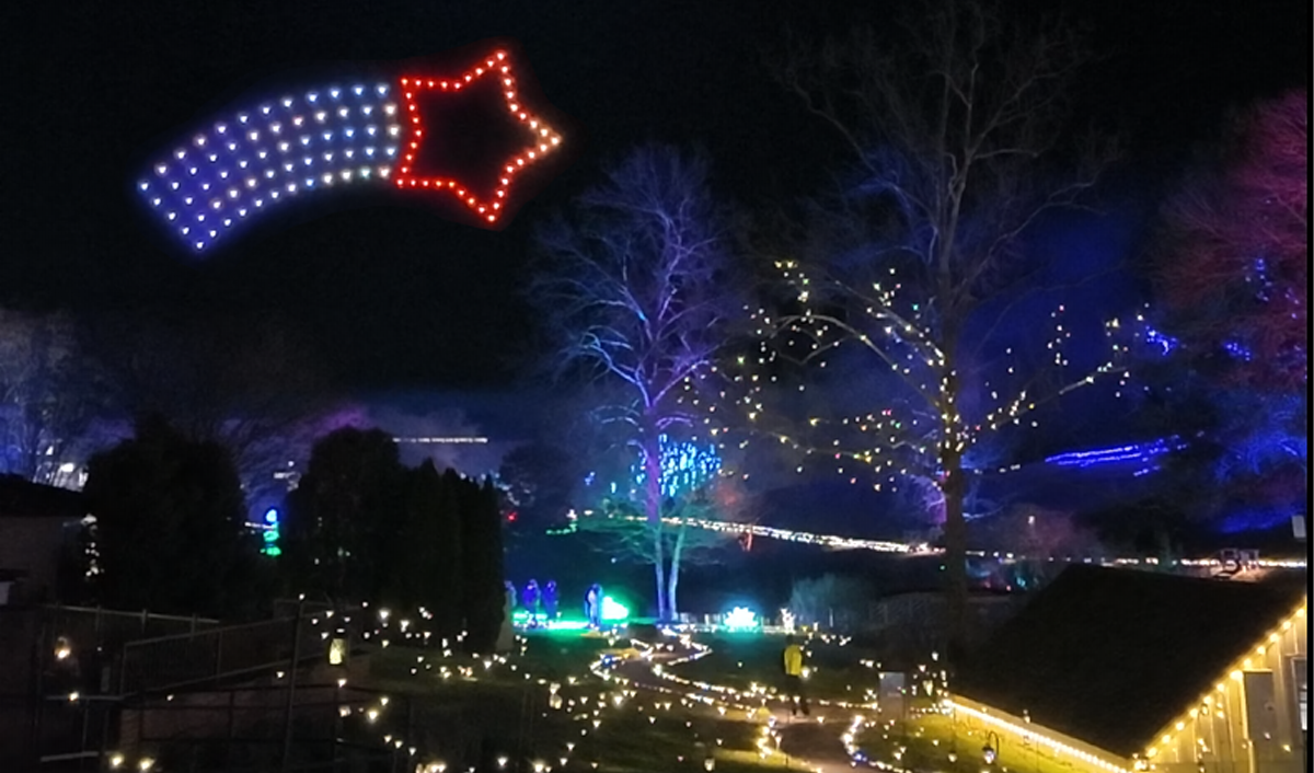 200 Drones Light Up the Sky