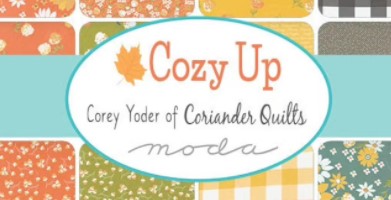 Cozy Up fabric and Autumnal Quilt Kit from Corey Yoder